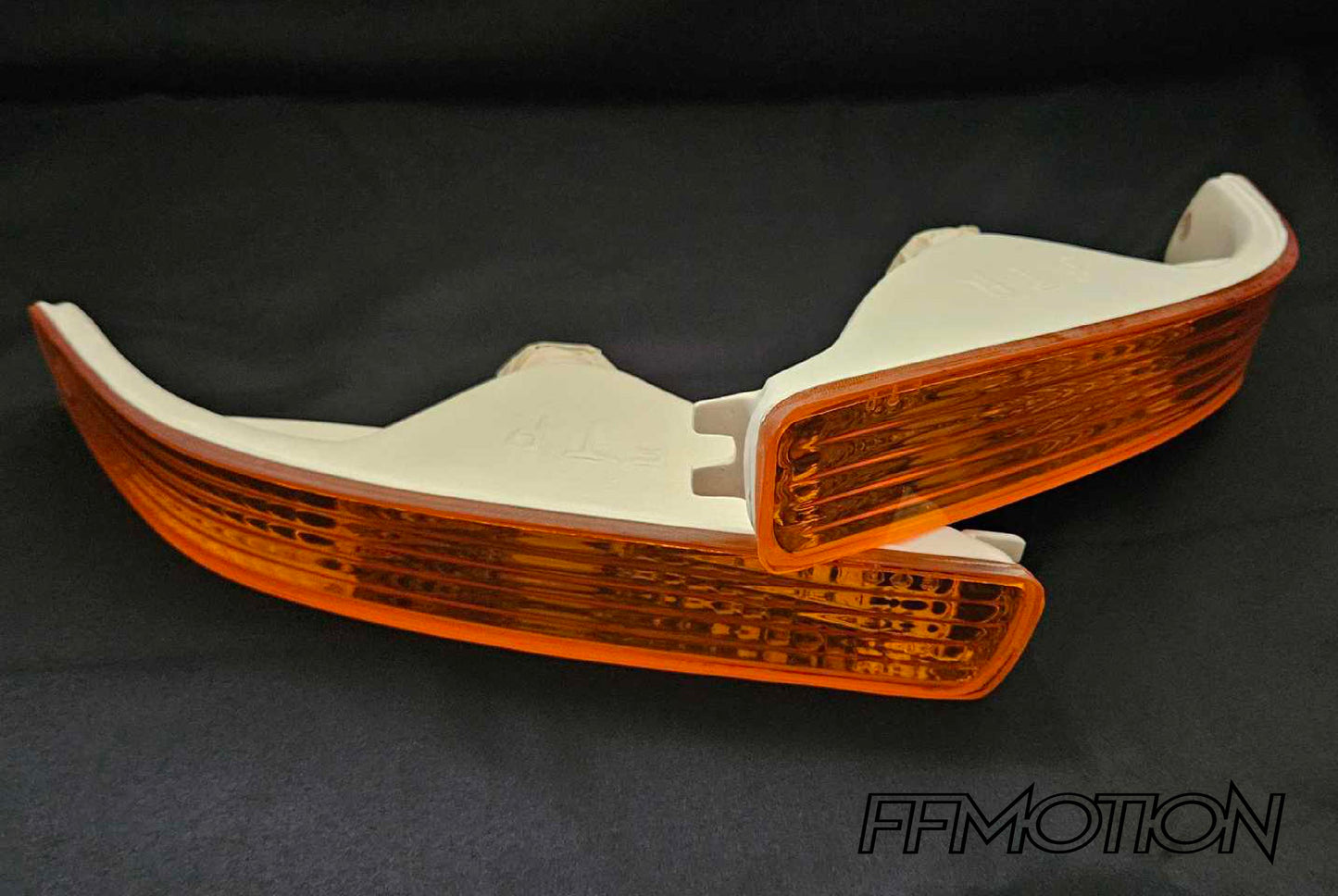FTR JDM CRX reproduction bumper lamps - Amber lens – FF Motion USA
